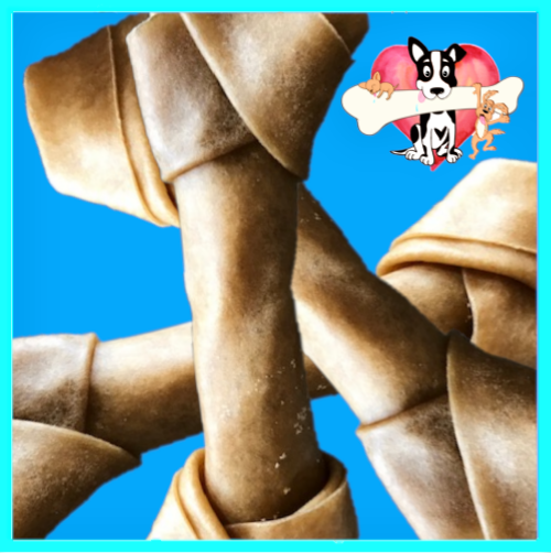 Buffalo Rawhide Knots 10" (10 pieces)