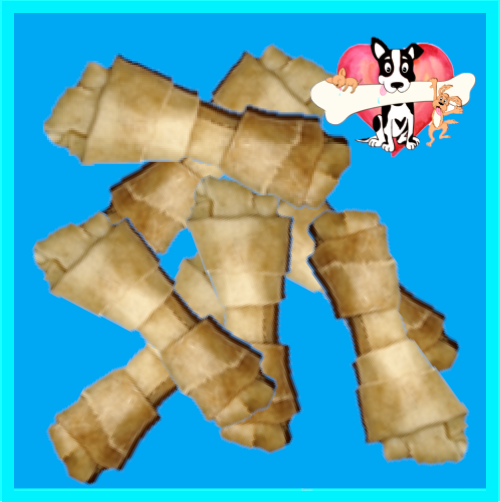 Buffalo Rawhide Knot 4"